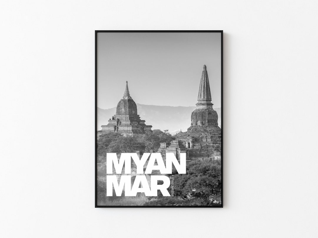 Myanmar Art, Myanmar Print, Myanmar Poster, Myanmar Art, Myanmar Photo ...