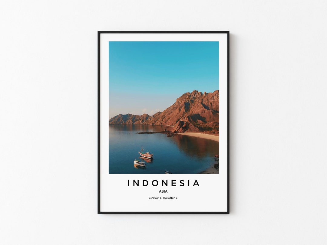 Indonesia Art, Indonesia Print, Indonesia Poster, Indonesia Art ...