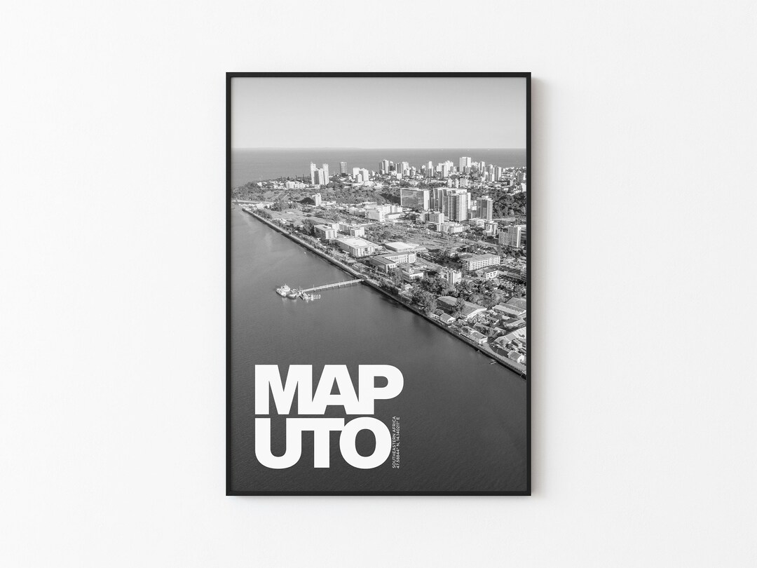 Maputo Art, Maputo Print, Maputo Poster, Maputo Art, Maputo Photo ...