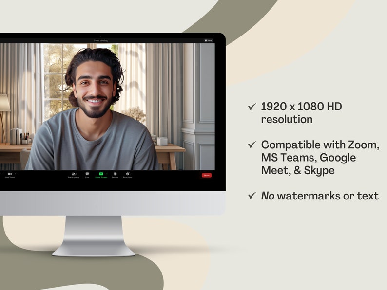 7 Minimal Desk Zoom Backgrounds and Virtual Backdrops With Free Blurred ...