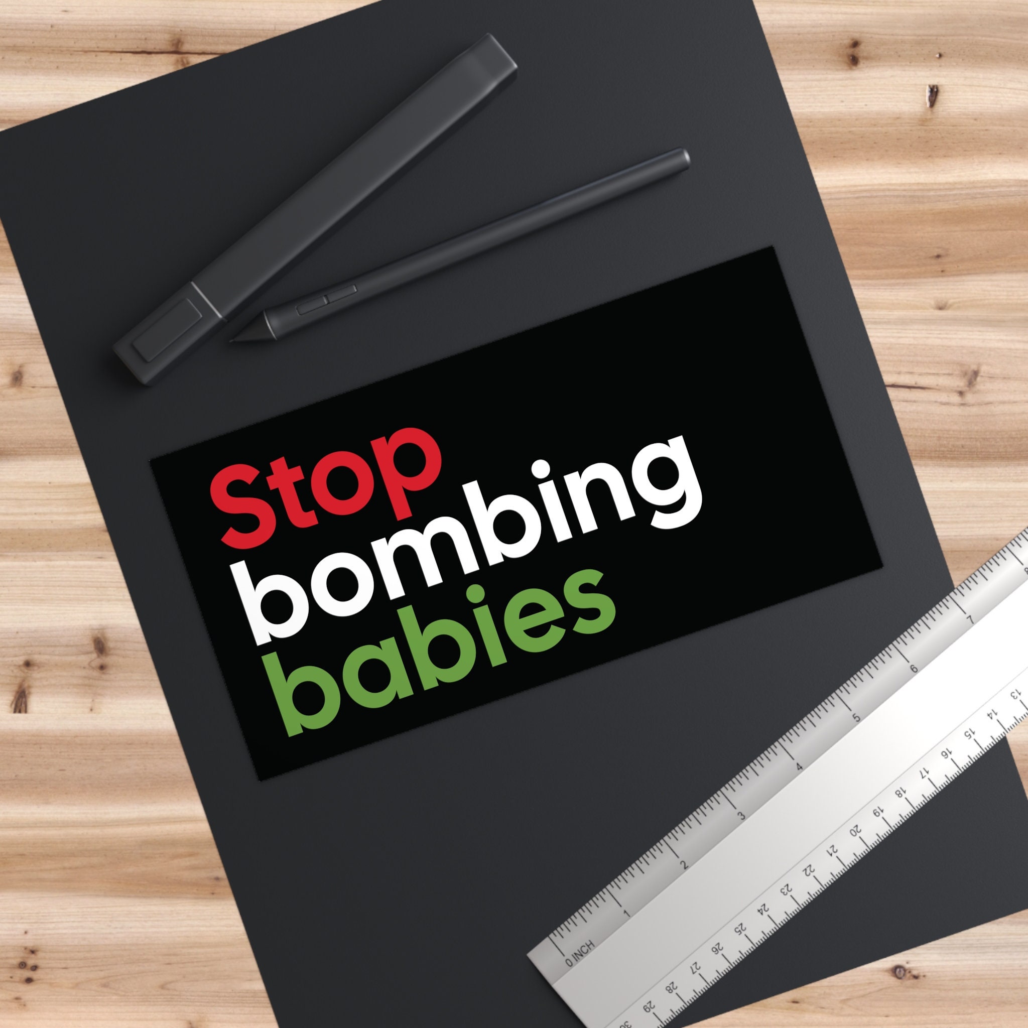 Stop Bombing Babies Vinyl Sticker Decal for Cars Windows - Etsy