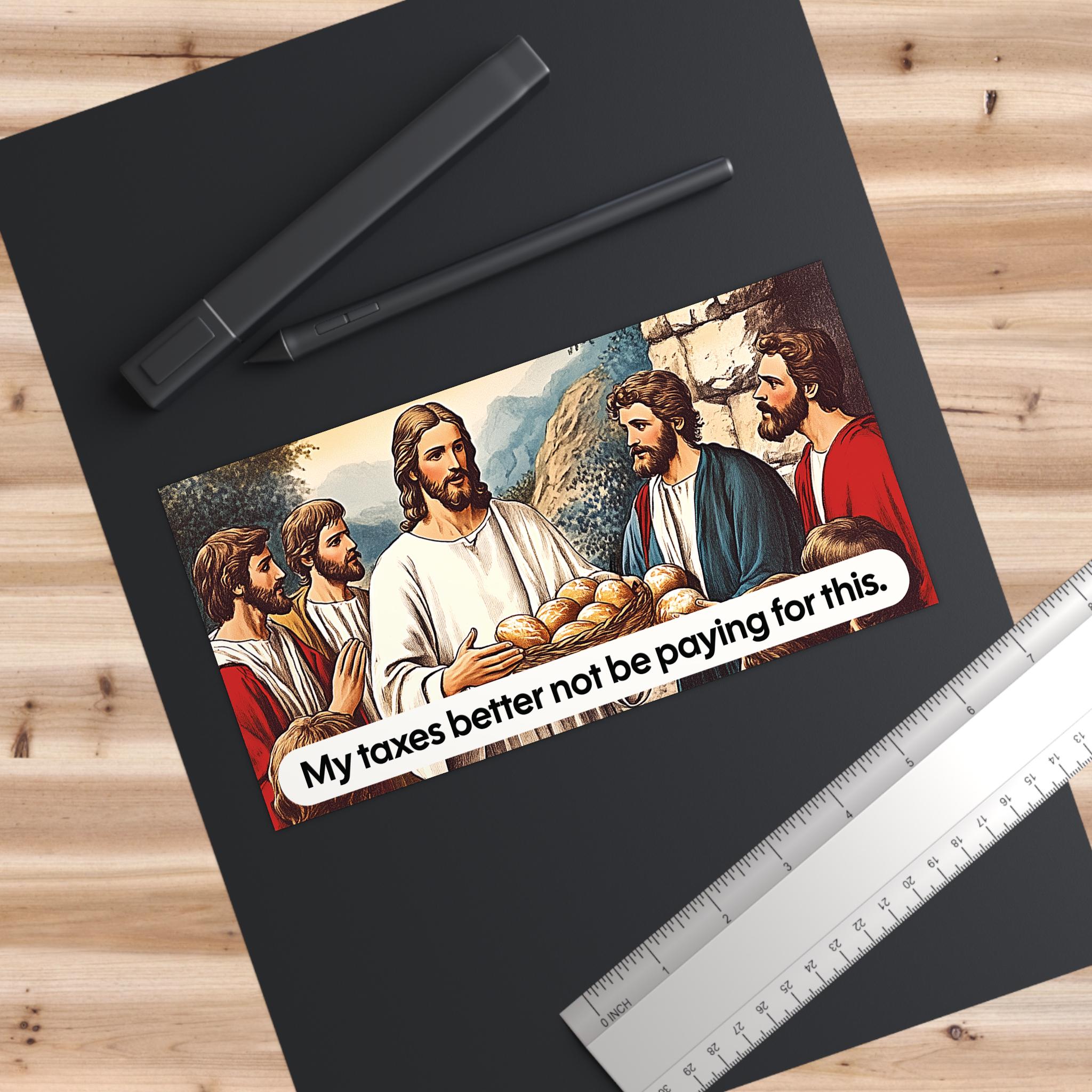 Republican Jesus Bumper Sticker: Sarcastic Leftist Social Justice Vinyl ...