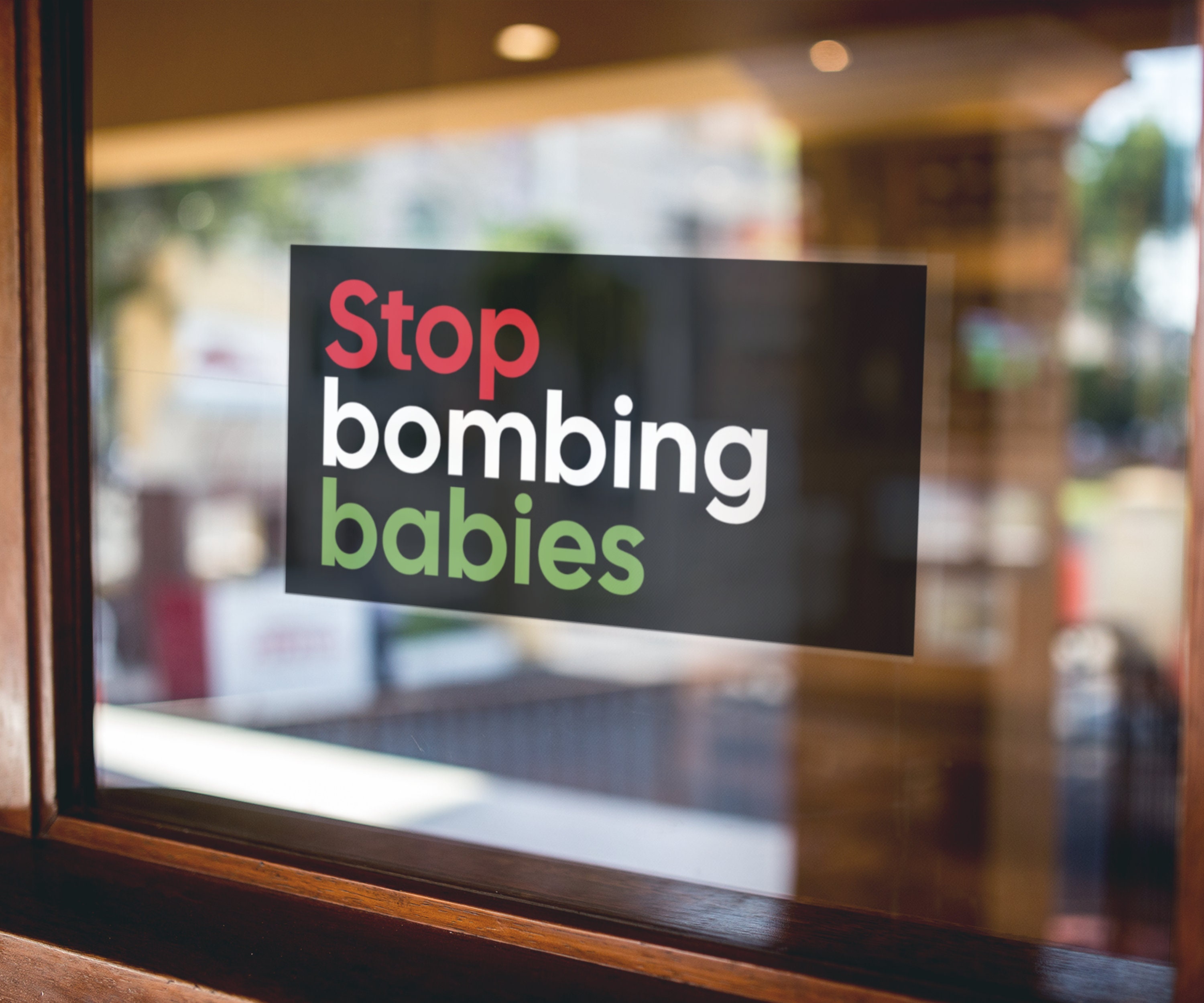 Stop Bombing Babies Vinyl Sticker Decal for Cars Windows - Etsy