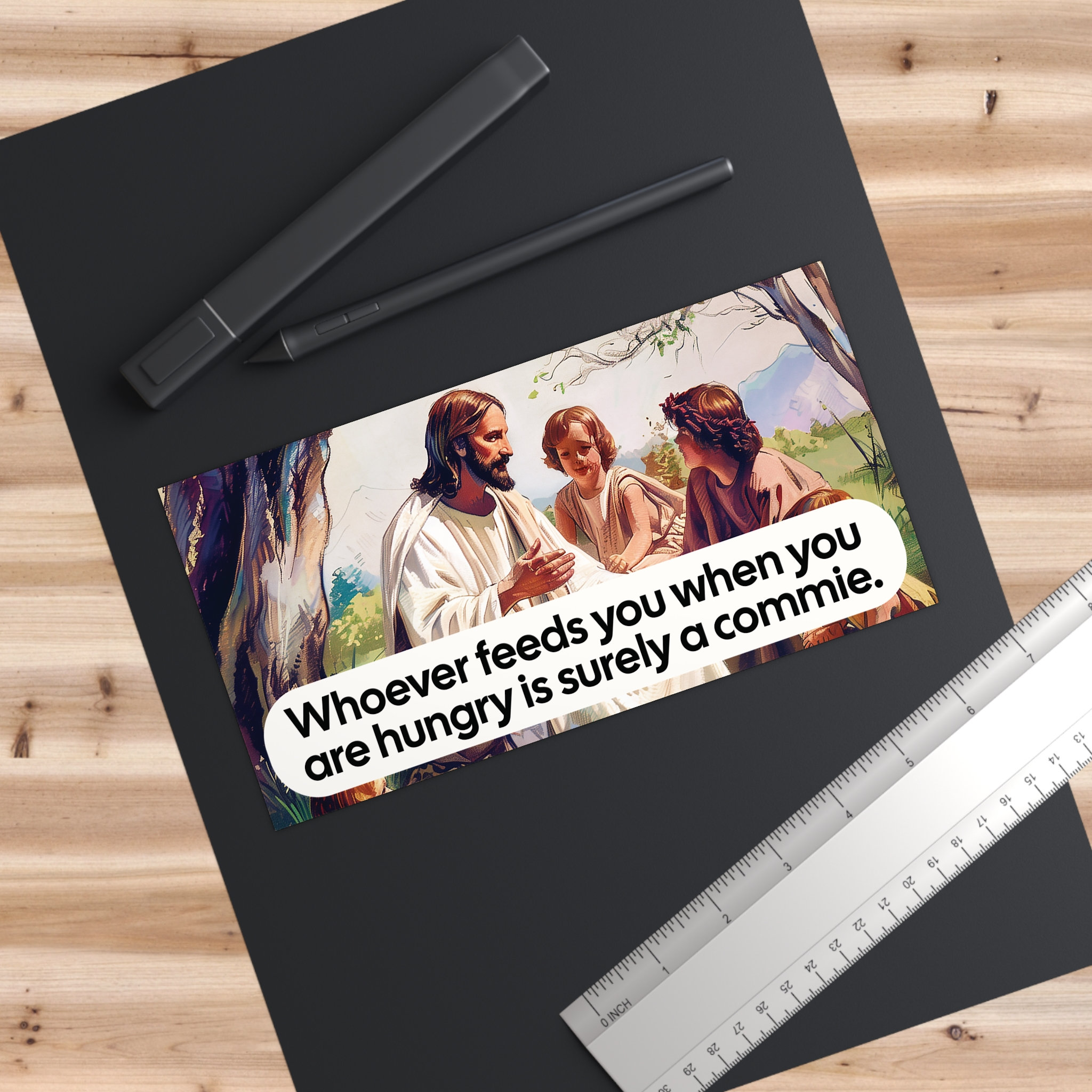 Republican Jesus Bumper Sticker: Funny Leftist Car Decal - Etsy