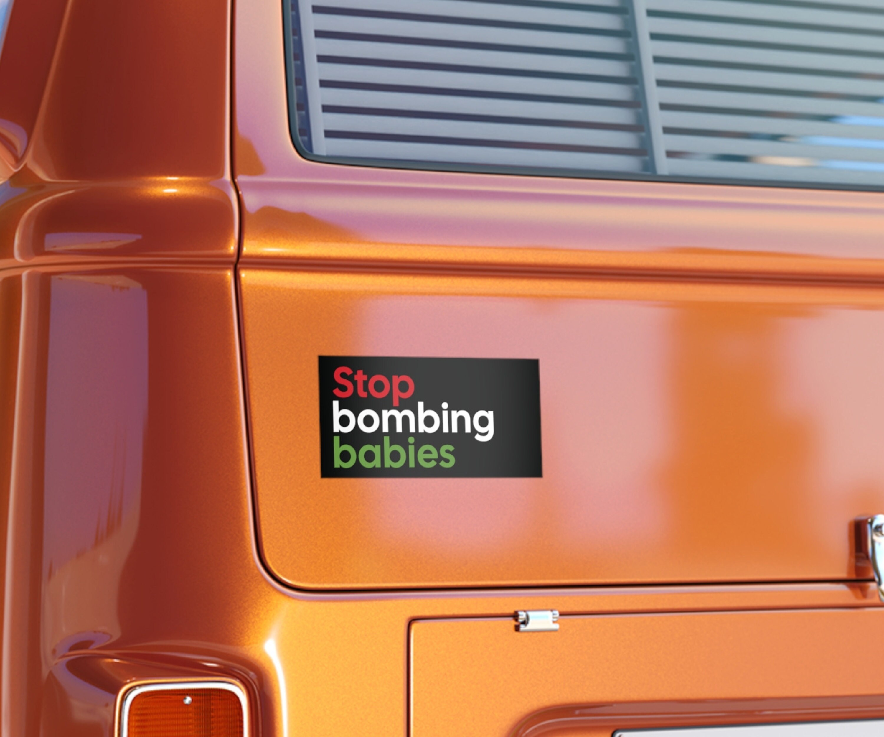Stop Bombing Babies Vinyl Sticker Decal for Cars Windows - Etsy