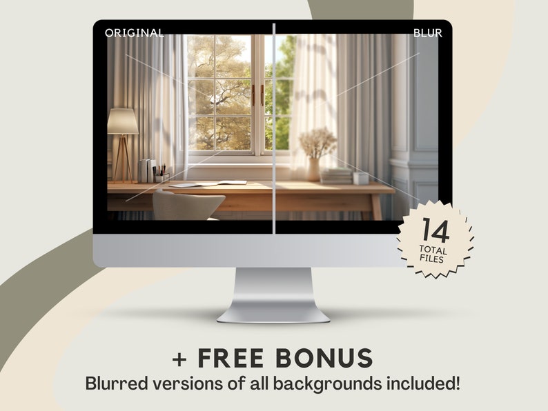 7 Minimal Desk Zoom Backgrounds and Virtual Backdrops With Free Blurred ...