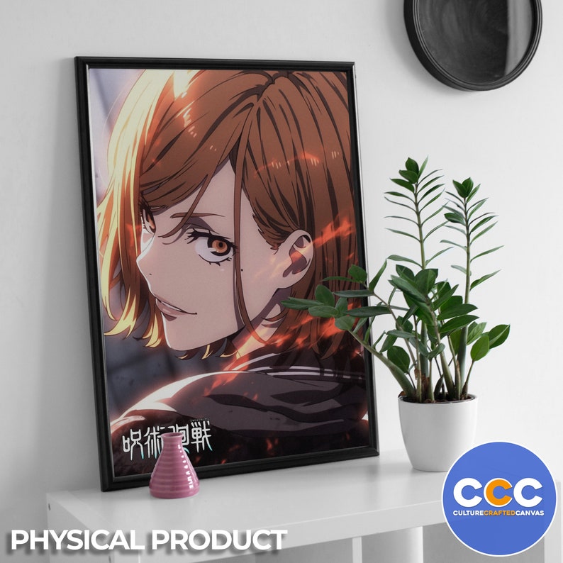 NOBARA KUGISAKI Poster, Jujutsu Kaisen Wall Art, Home Decor, Anime ...