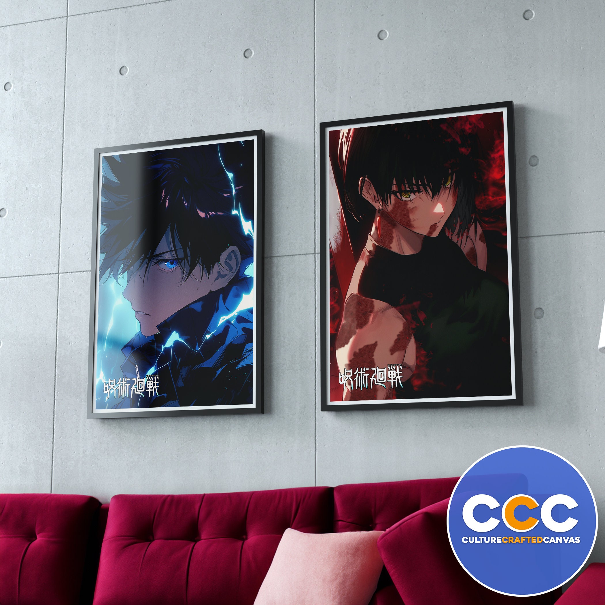 MAKI ZENIN Poster, Jujutsu Kaisen Wall Art, Home Decor, Anime Wallpaper ...
