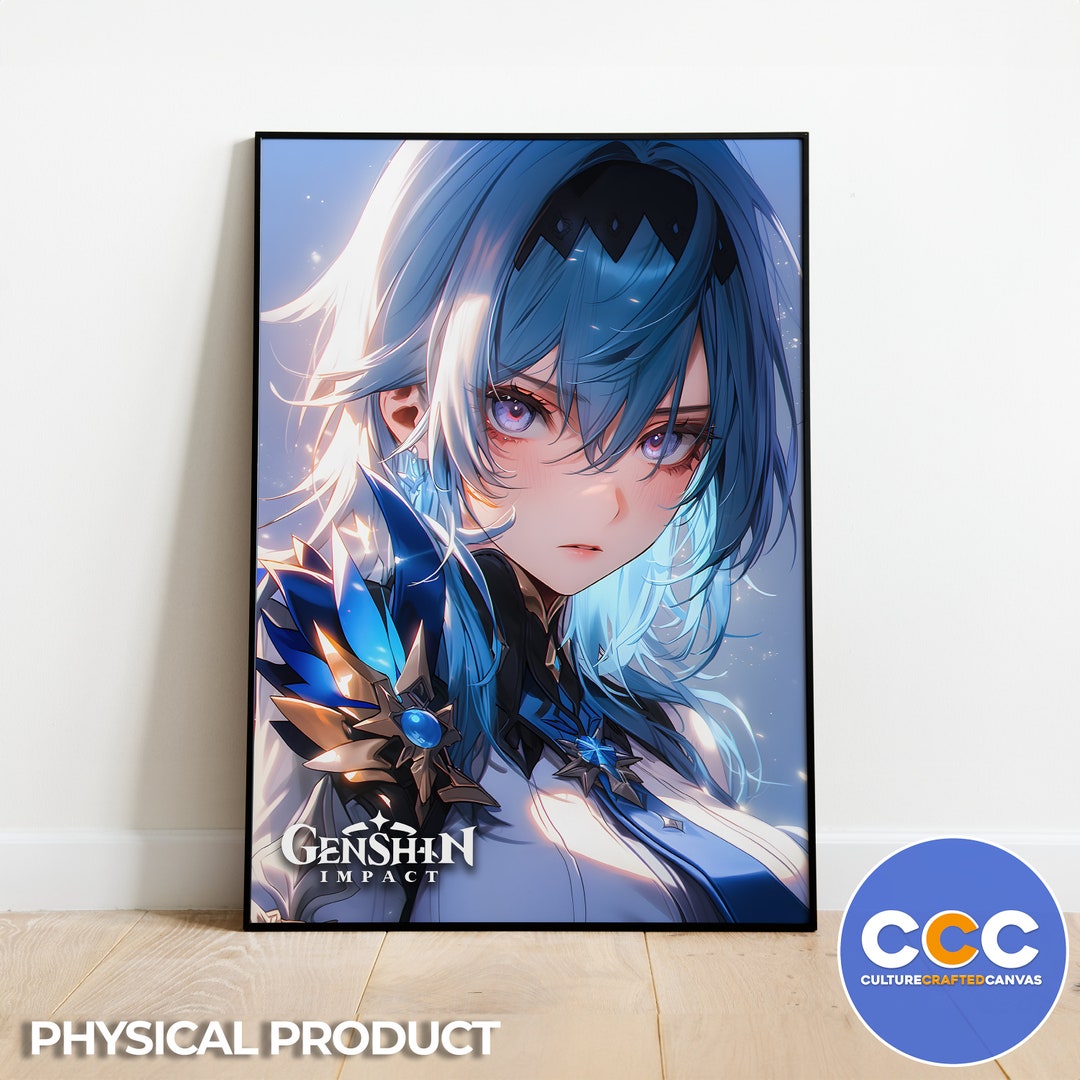 EULA Poster, Genshin Impact Physical Hanging Wall Art, Frame Home Decor ...