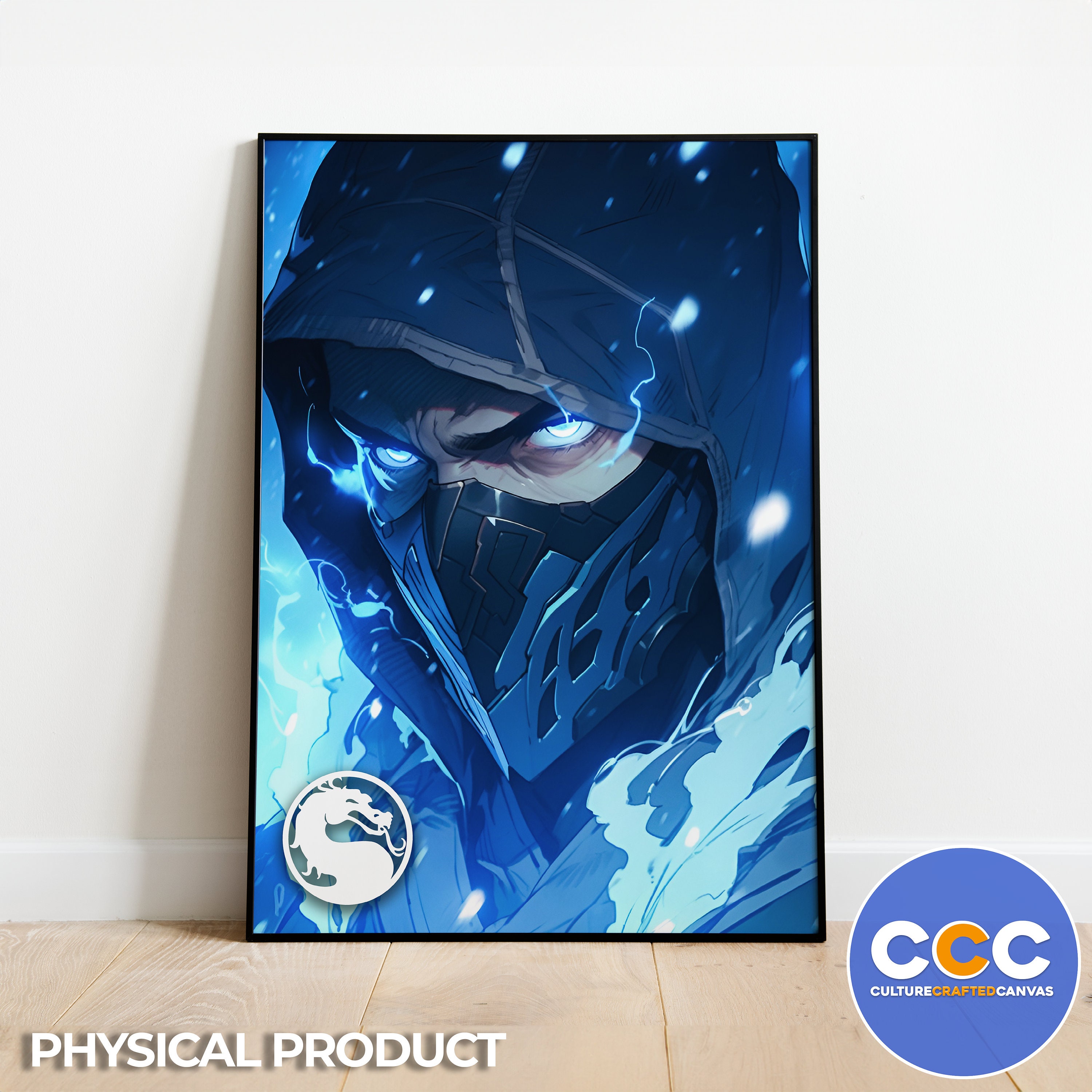 SUB ZERO Poster Mortal Kombat Physical Hanging Wall Art - Etsy