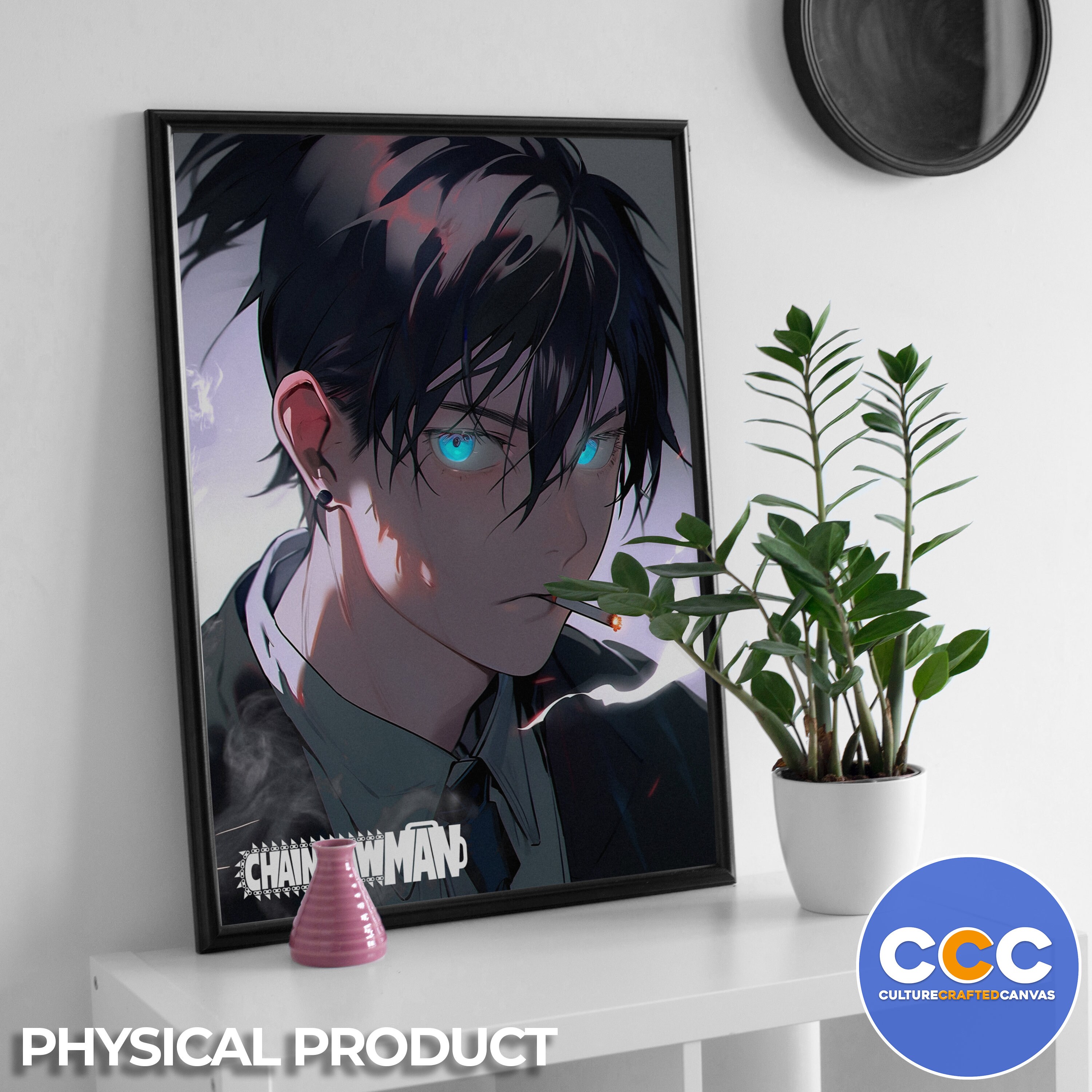 AKI Poster Chainsaw Man Physical Hanging Wall Art Frame Home - Etsy