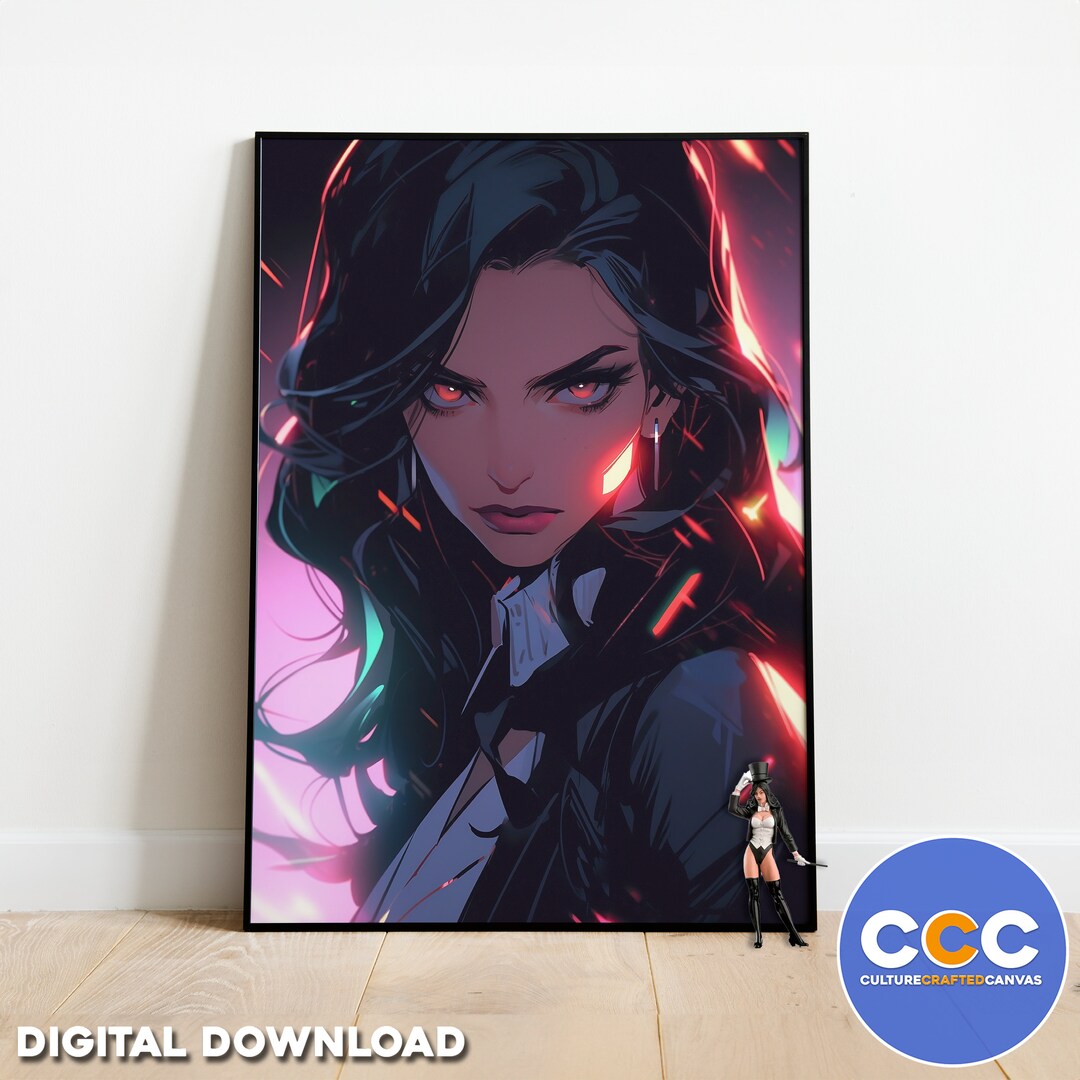 ZATANNA Poster Digital Print Justice League Home Decor Wall - Etsy