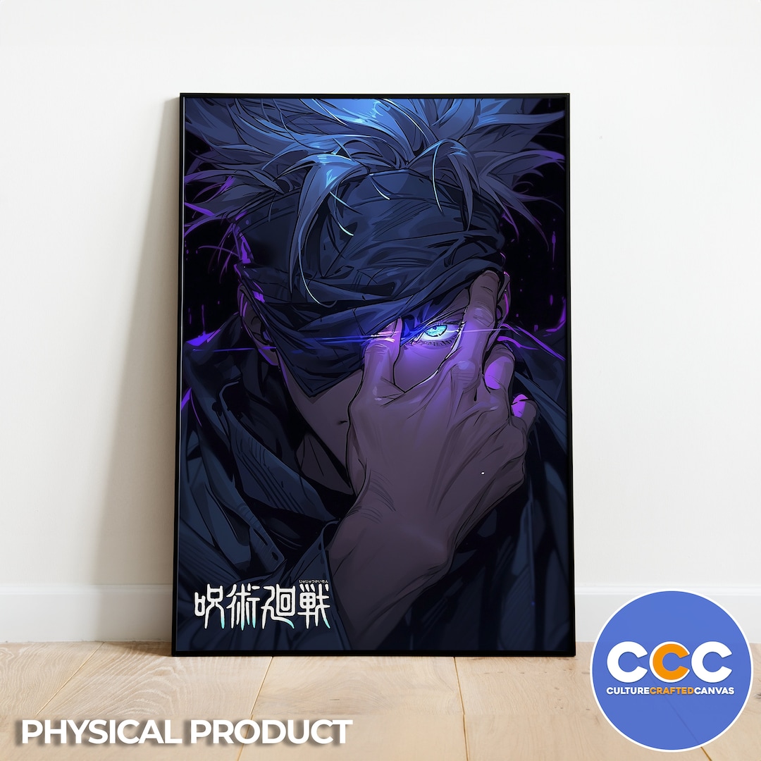 GOJO SATORU Poster Jujutsu Kaisen Wall Art Home Decor Anime - Etsy