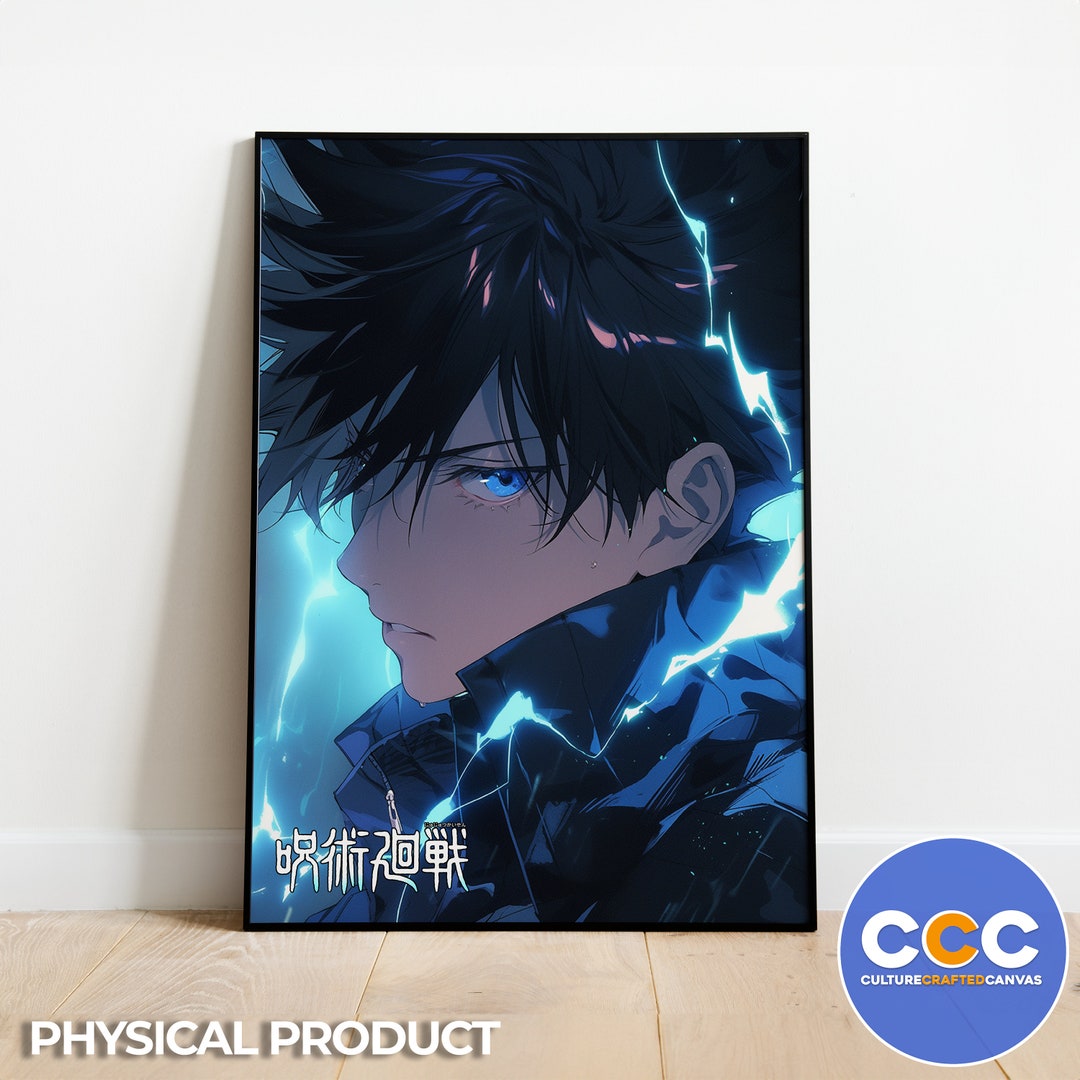 MEGUMI FUSHIGURO Poster, Jujutsu Kaisen Wall Art, Home Decor, Anime ...