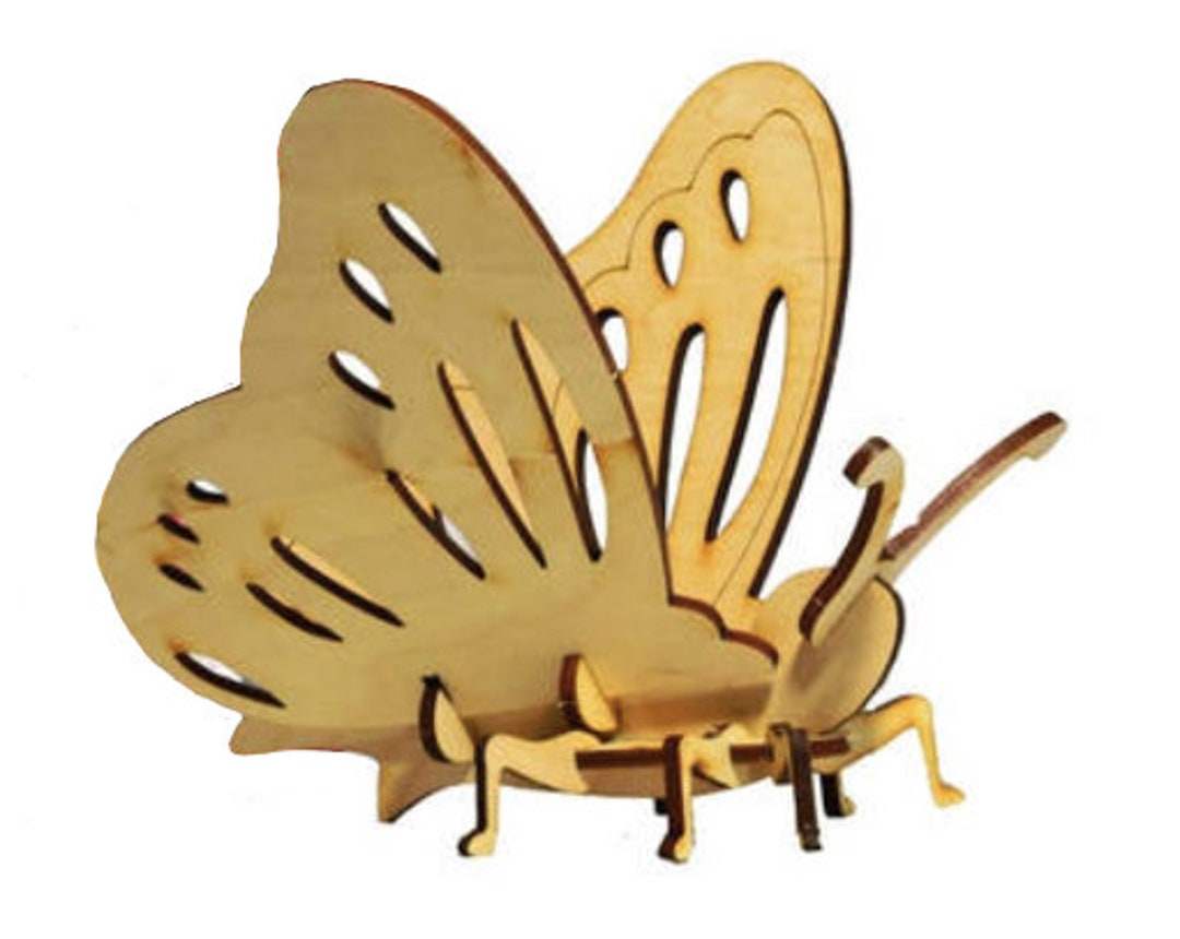2 in 1! Butterfly and Ladybug Dxt File. Can Be Cut by Laser Cutting ...