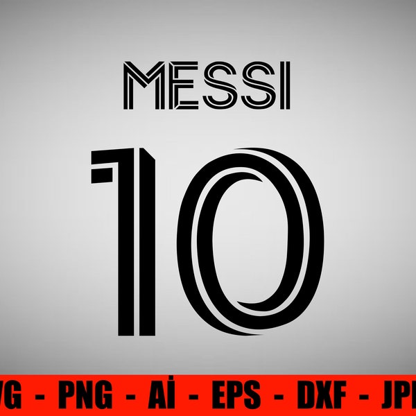 Messi Png Svg - Etsy