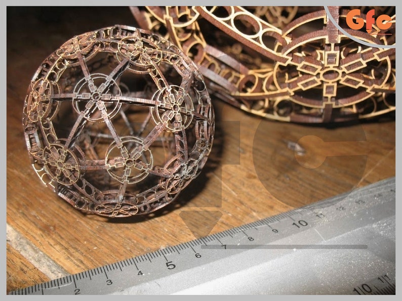 Sphere Decorative 3mm Ball Laser Cut File 3D Ball Puzzle - Etsy Australia
