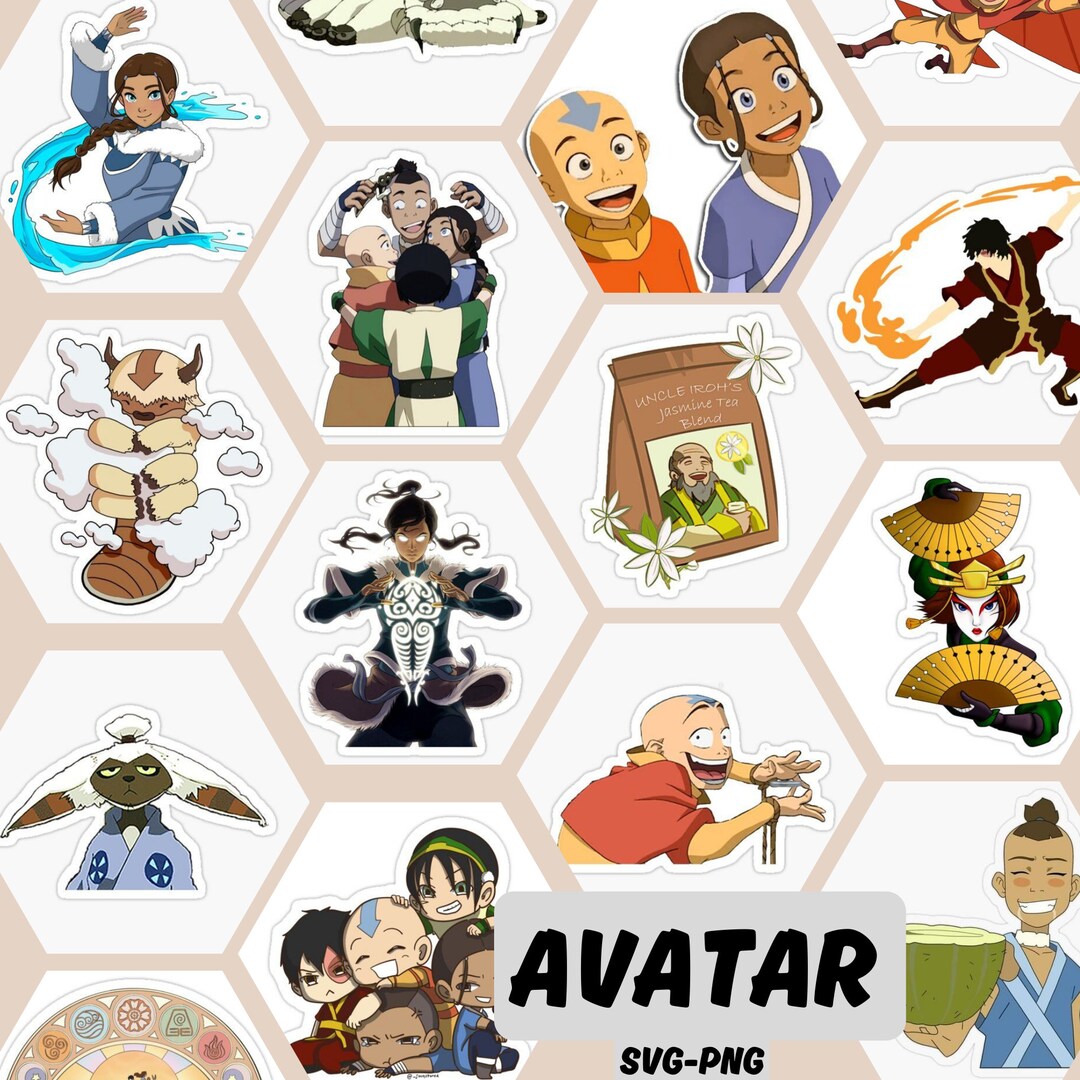 Designs Anime Avatr SVG Bundle, Gift Svg Png, Anime SVG, Vacay Mode Png ...