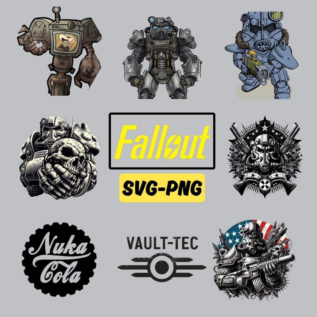 Diseños de Fallout Fallout svg, Archivos de juegos SVG, Power Armor ...