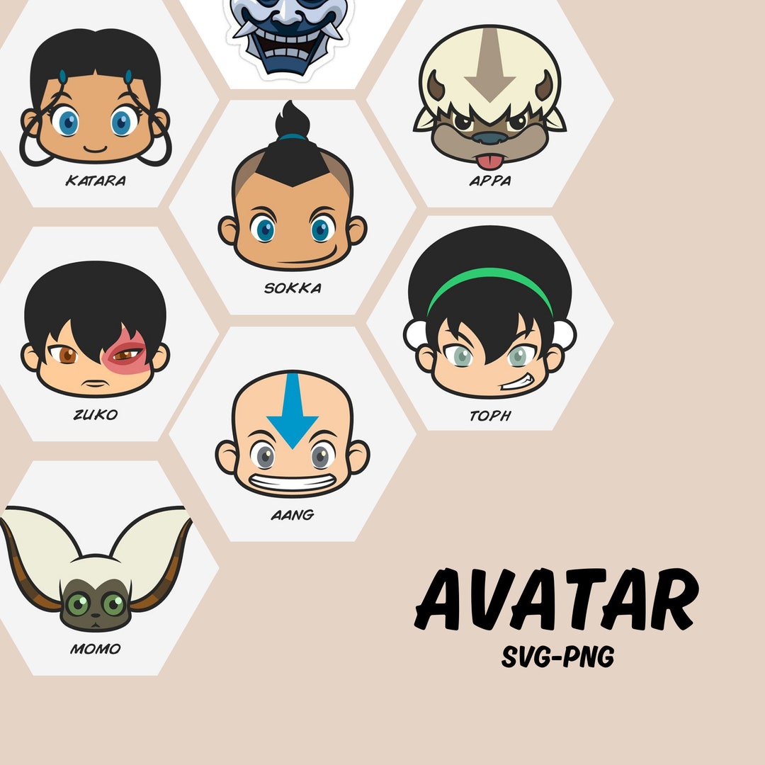 Designs Anime Avata SVG Bundle, Gift Svg Png, Anime SVG, Vacay Mode Png ...