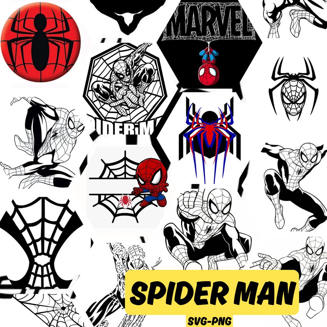 Spider SVG Superhero Svg Spider Png Svg Files for Cricut Clip Art ...