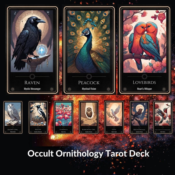 Bird Oracle Cards - Etsy