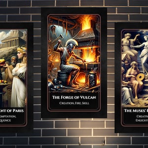 Olympus Oracle Deck – 78 Greek-mythology Cards for Divination ...