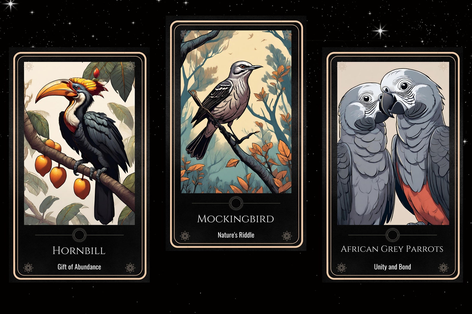 Bird-themed Tarot Deck: Handcrafted Majors-only Limited Edition - Etsy