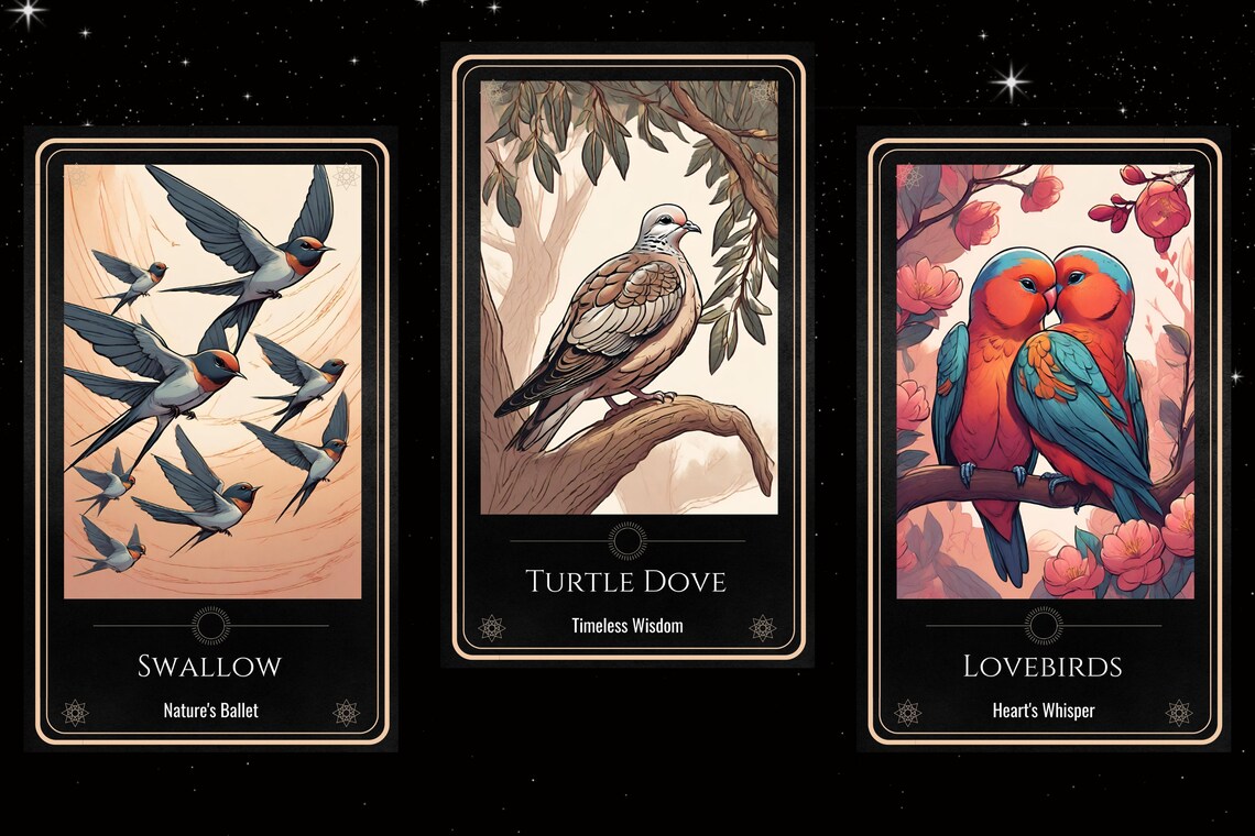 Bird-themed Tarot Deck: Handcrafted Majors-only Limited Edition - Etsy