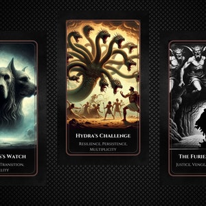 Greek Mythology Tarot – Delphi Oracle Deck | 78-card Mystic Guidance Gift - Etsy