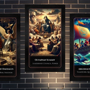 Olympus Oracle Deck – 78 Greek-mythology Cards for Divination ...