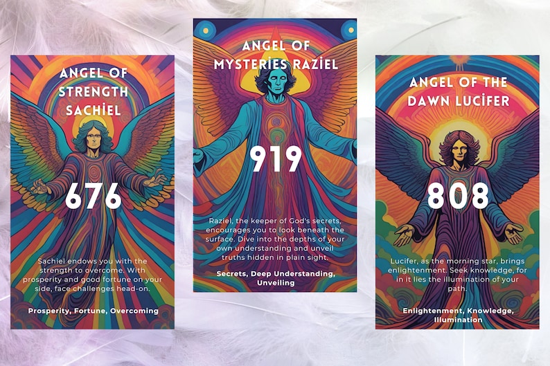 78 Celestial Angel Numbers Oracle Deck Multi-cultural Divine - Etsy ...