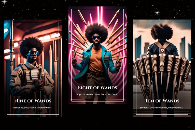 Black Heritage Tarot 78 Cards, Authentic Afro-centric Imagery, Major ...