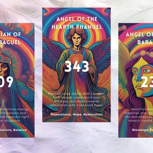 78 Celestial Angel Numbers Oracle Deck Multi-cultural Divine Feminine ...