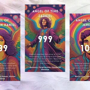 78 Celestial Angel Numbers Oracle Deck Multi-cultural Divine Feminine ...