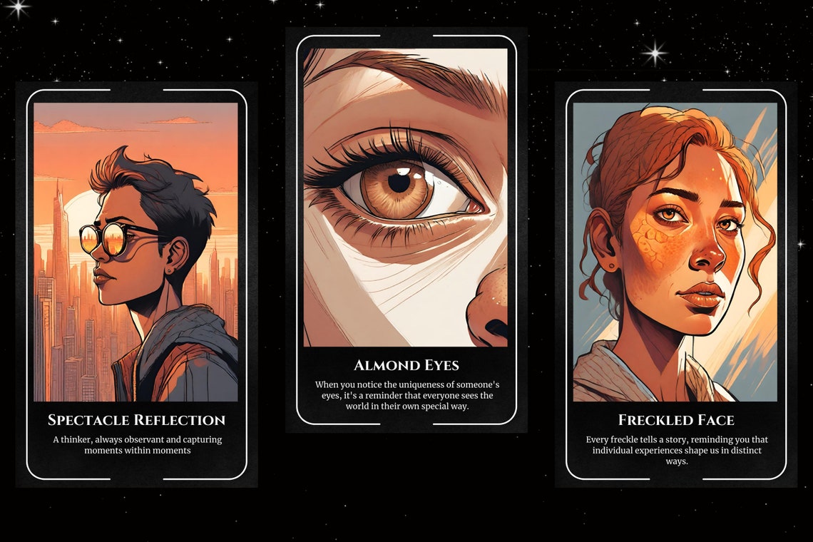 Physical Traits Tarot Deck – 70-card Character Insight & Self-image ...