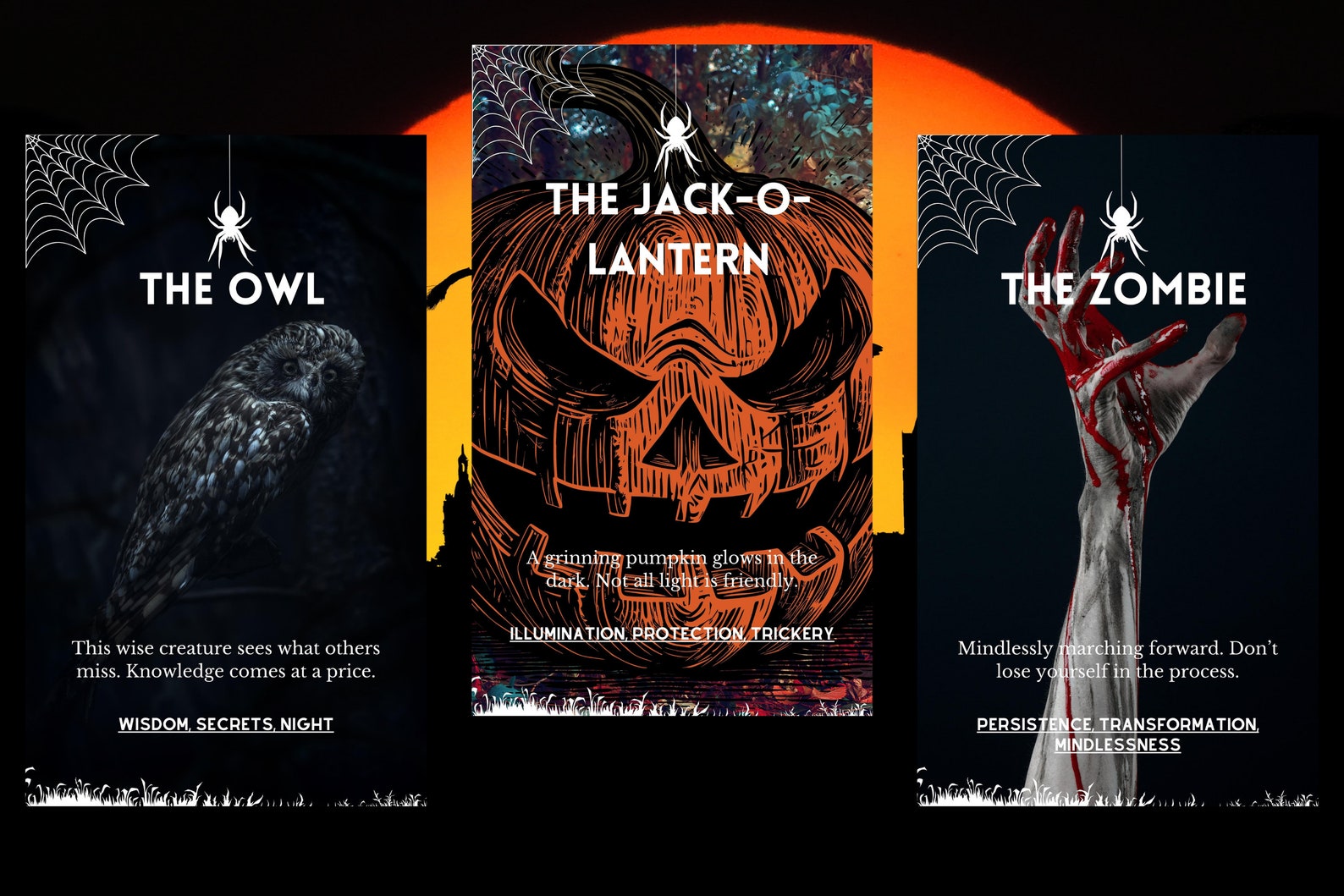 Haunted Halloween Oracle Deck – 78 Spooky Cards for Samhain Divination ...