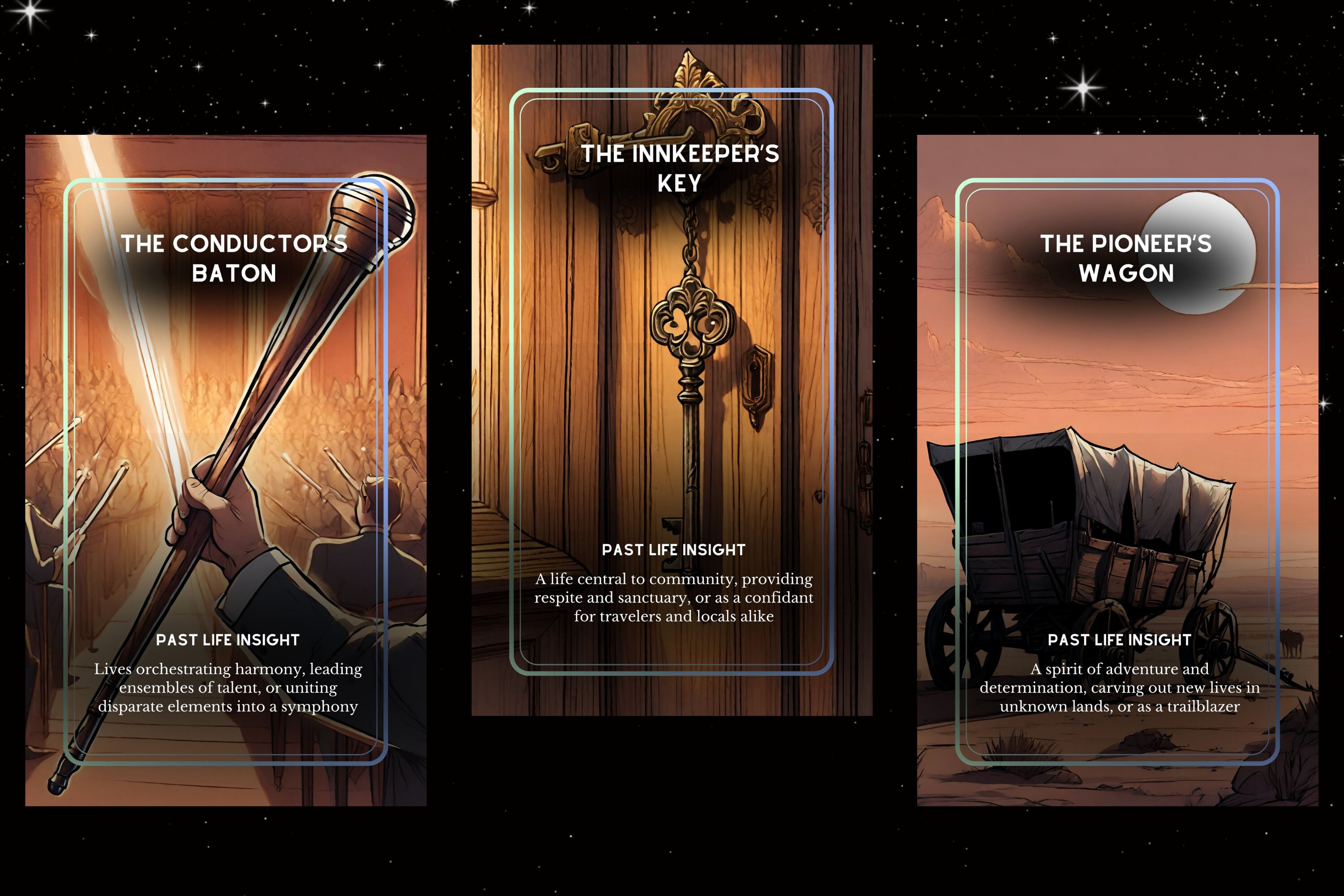 Eternal Echoes Past Life Oracle | 78-card Reincarnation Deck for Karmic ...