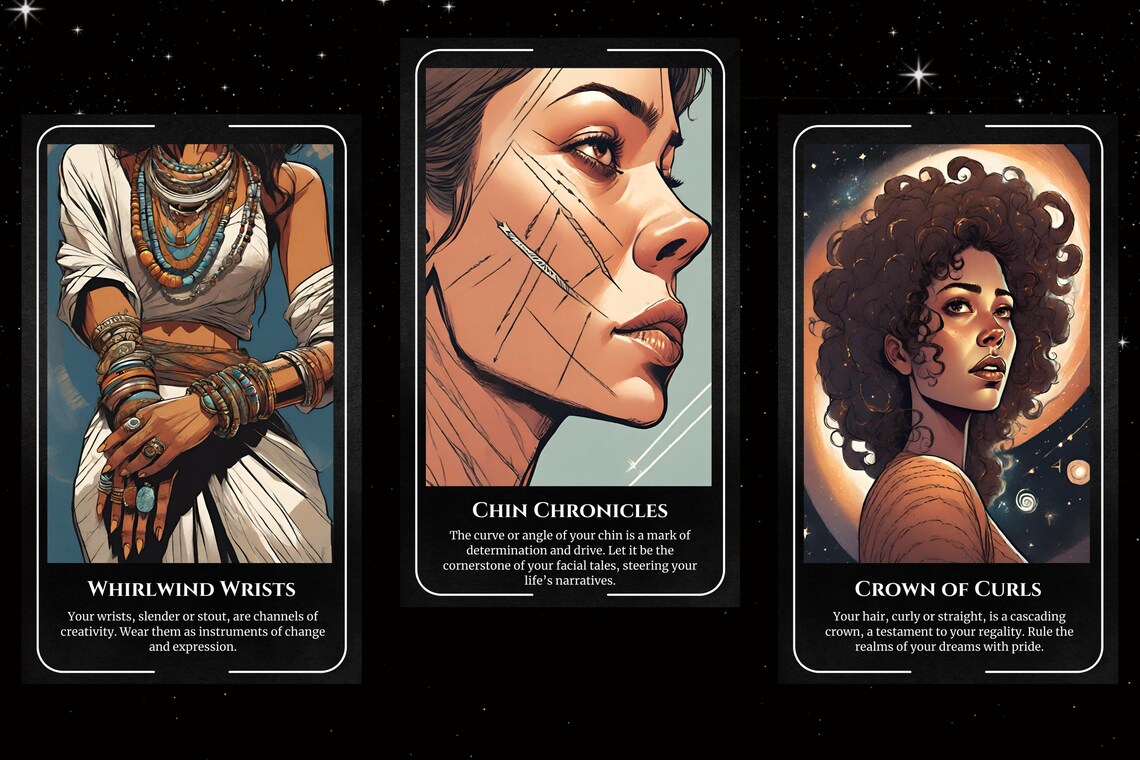 Physical Traits Tarot Deck – 70-card Character Insight & Self-image ...