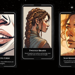 Physical Traits Tarot Deck – 70-card Character Insight & Self-image ...