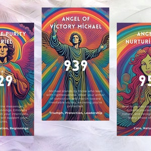 78 Celestial Angel Numbers Oracle Deck Multi-cultural Divine Feminine ...