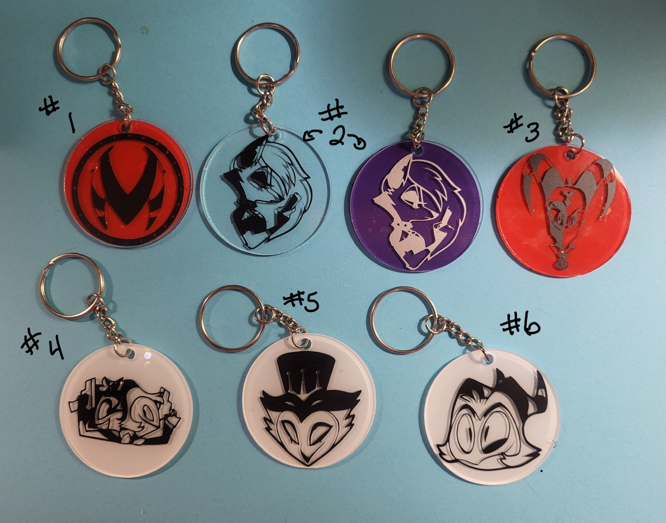 Helluva Boss Keychain - Etsy