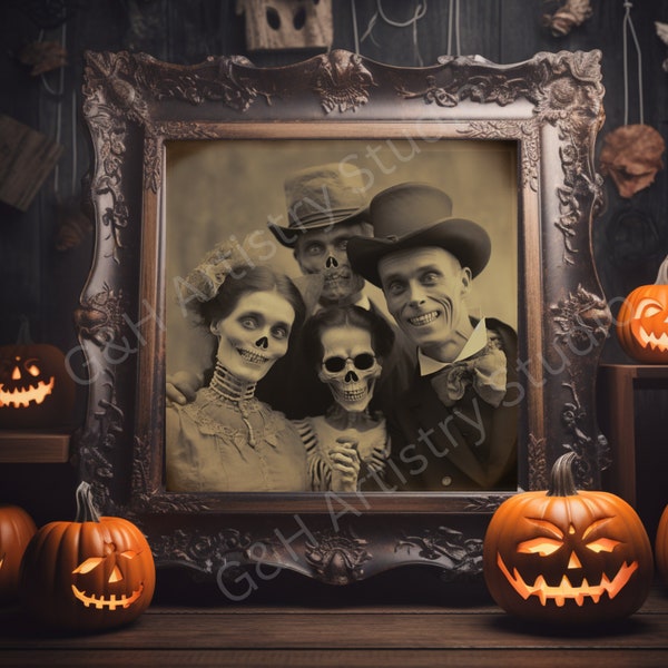 Haunted House Photo Frame - Etsy