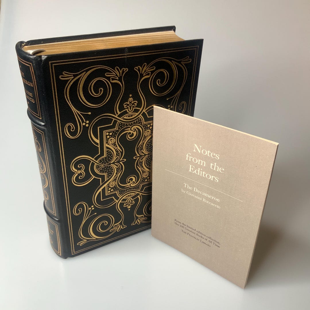 Franklin Mint Library: the Decameron by Giovanni Boccaccio Limited ...
