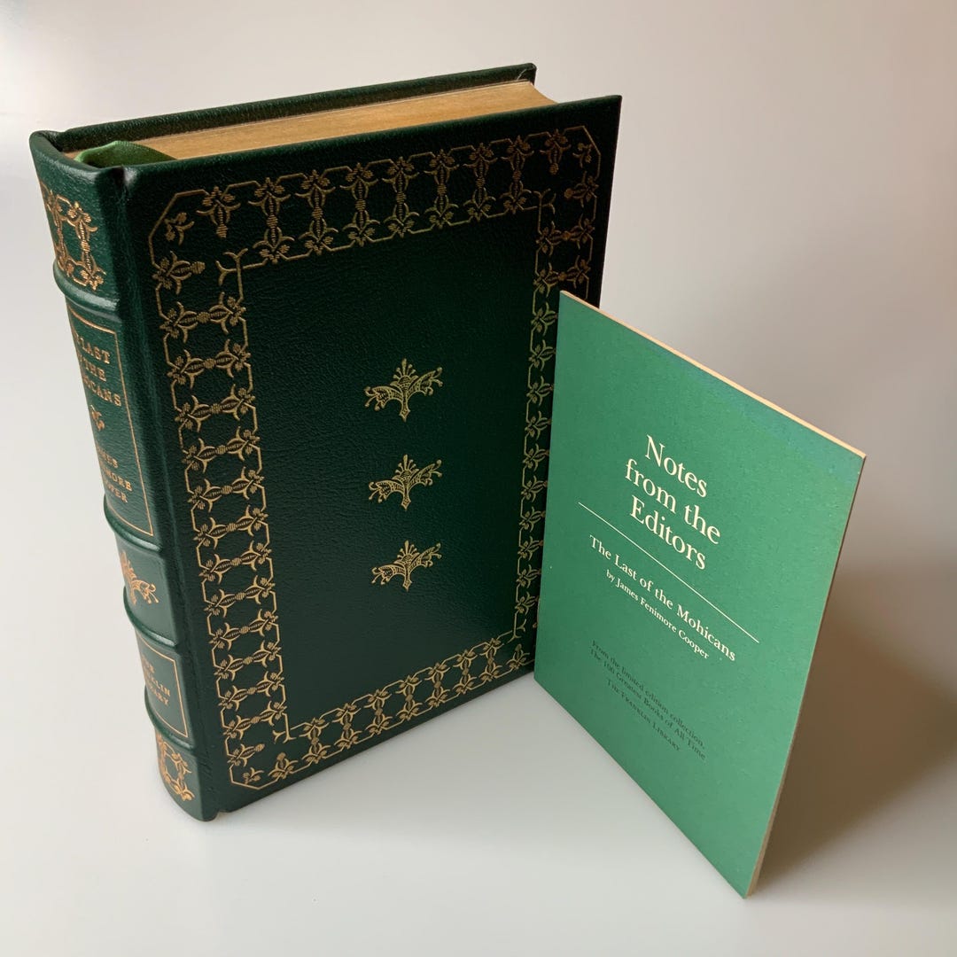 Franklin Mint Library: the Last of the Mohicans by James Fenimore ...