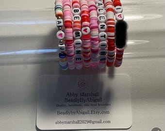 Valentines Bracelets, Valentines Gifts for Her, Love Bracelet Set, Xoxo ...