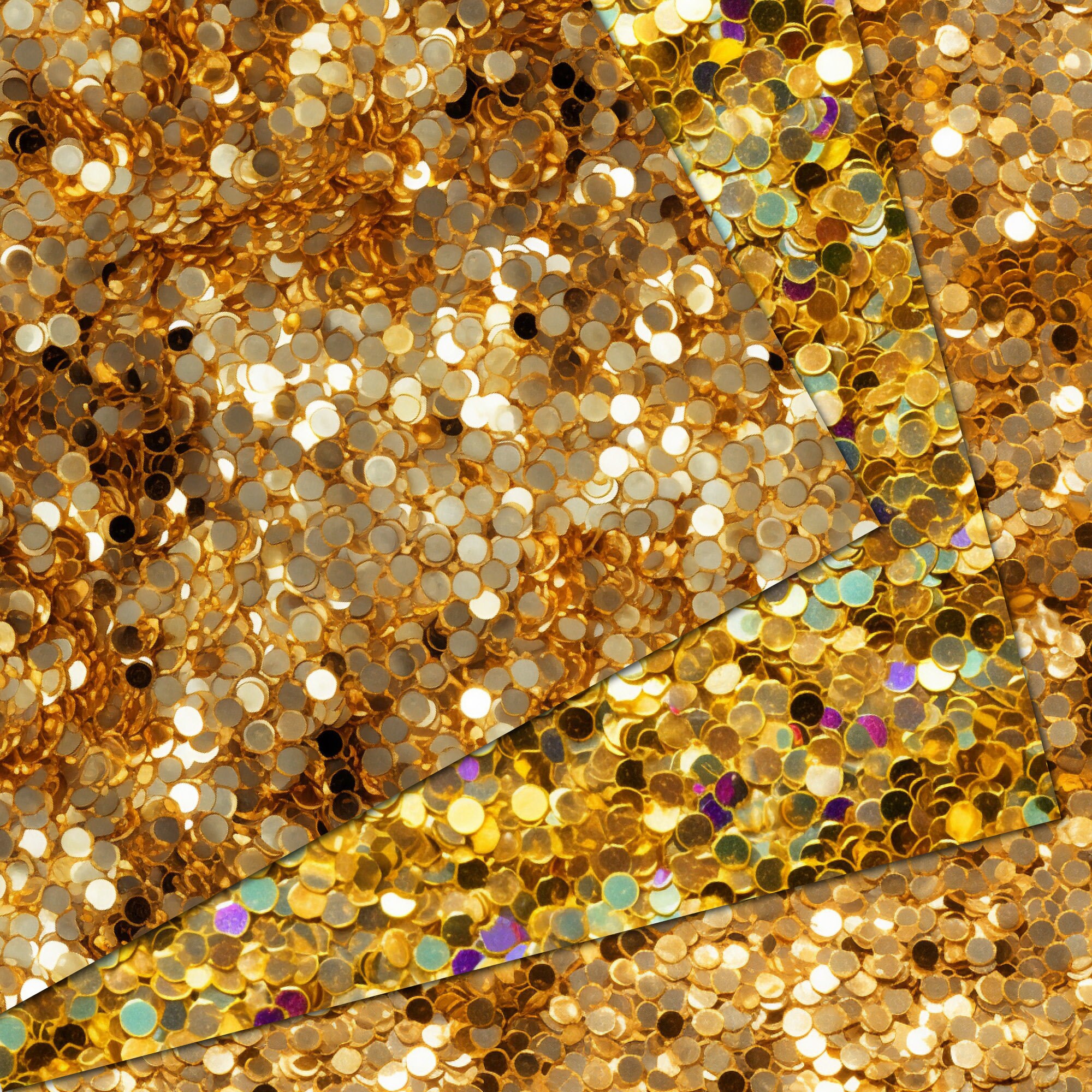 Gold Glitter Digital Paper Set: 20 Seamless Patterns for Arts & Crafts ...