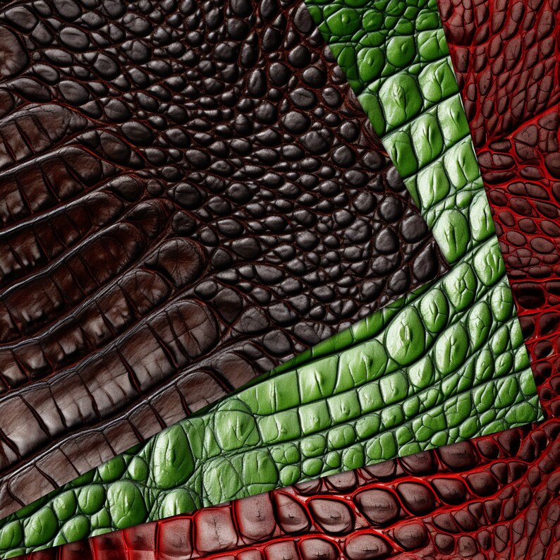 Alligator Skin Digital Paper Set: 20 Seamless Patterns for Arts ...