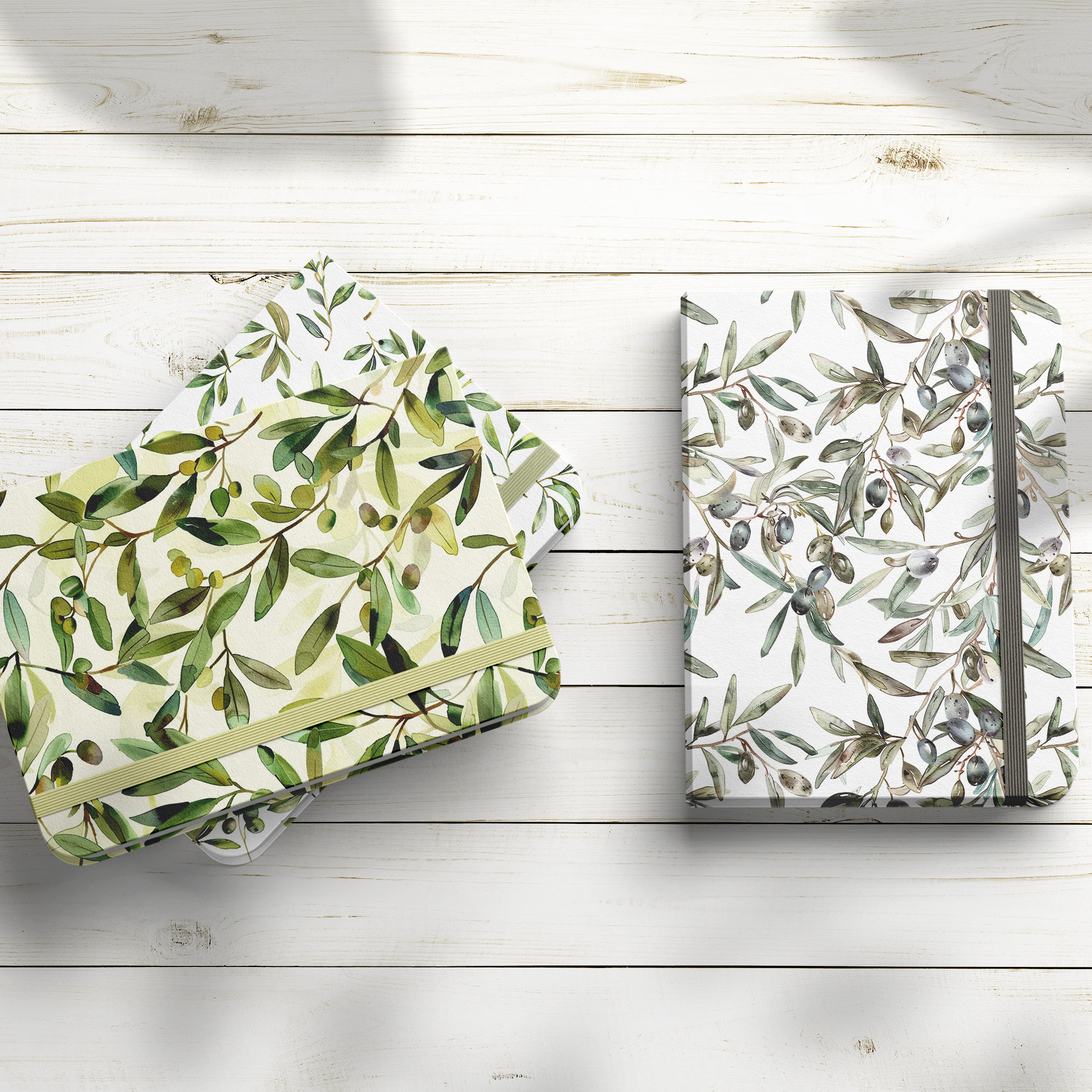 Olive Branch Digital Paper Set: 20 Seamless Patterns for Arts & Crafts ...