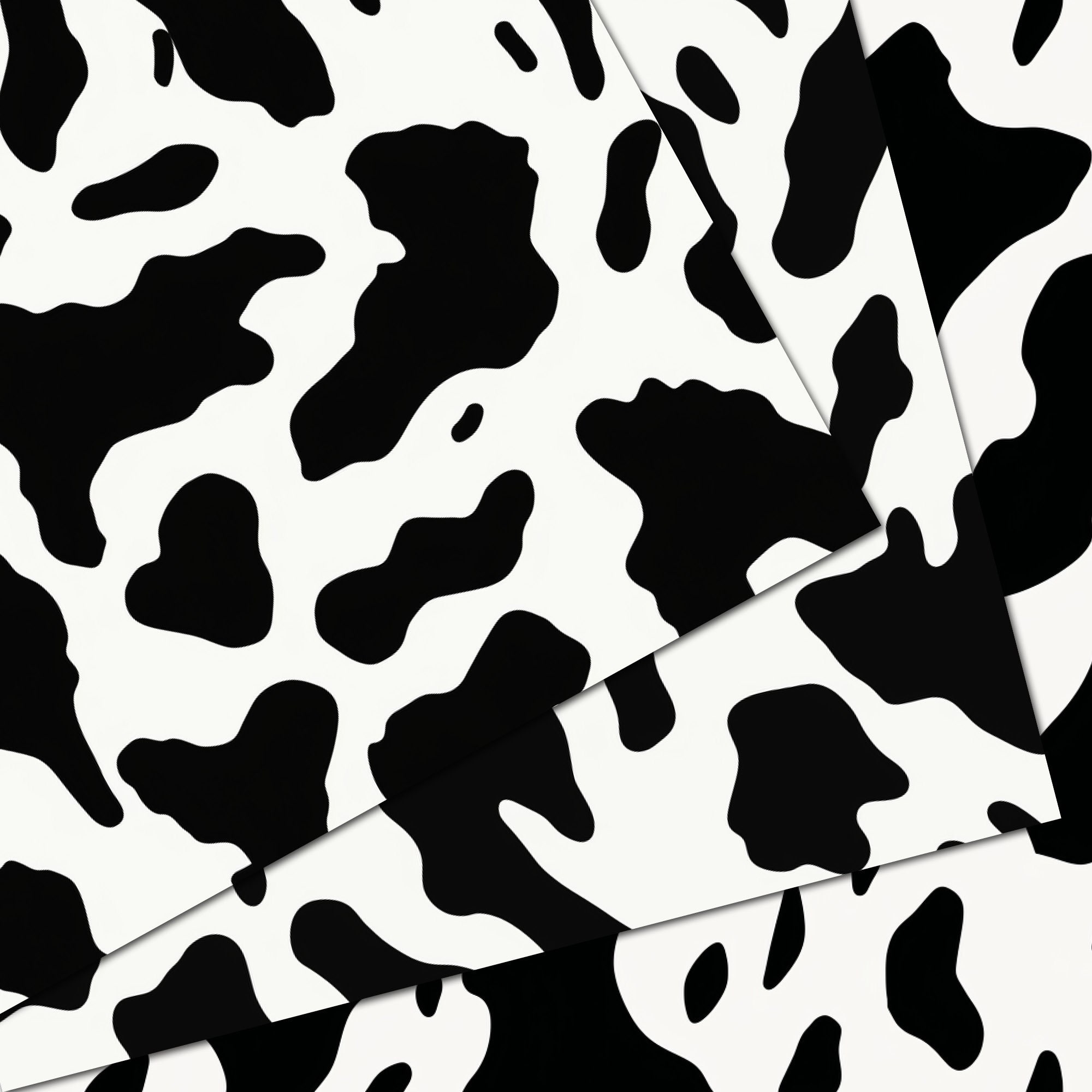 Cow Print Digital Paper Set: 20 Seamless Cow Patterns for Arts & Crafts ...